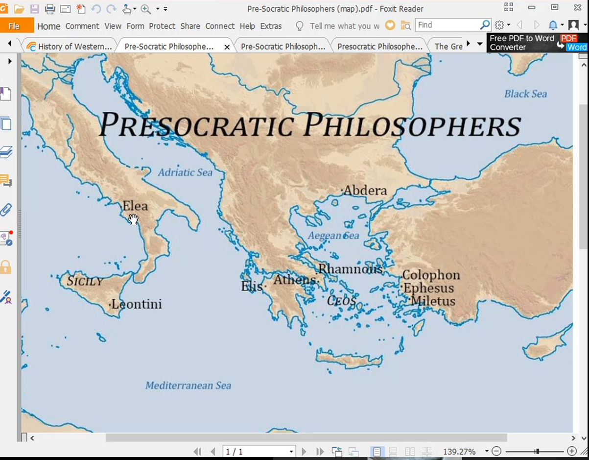 Pre Socratic Philosophers Chart Ideas Pre Socratic Philosophy